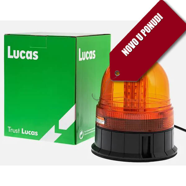 LUCAS LED fiskna rotaciona lampa 60 SMD, 12V i 24V, 3 srafa LUCAS – Brižine